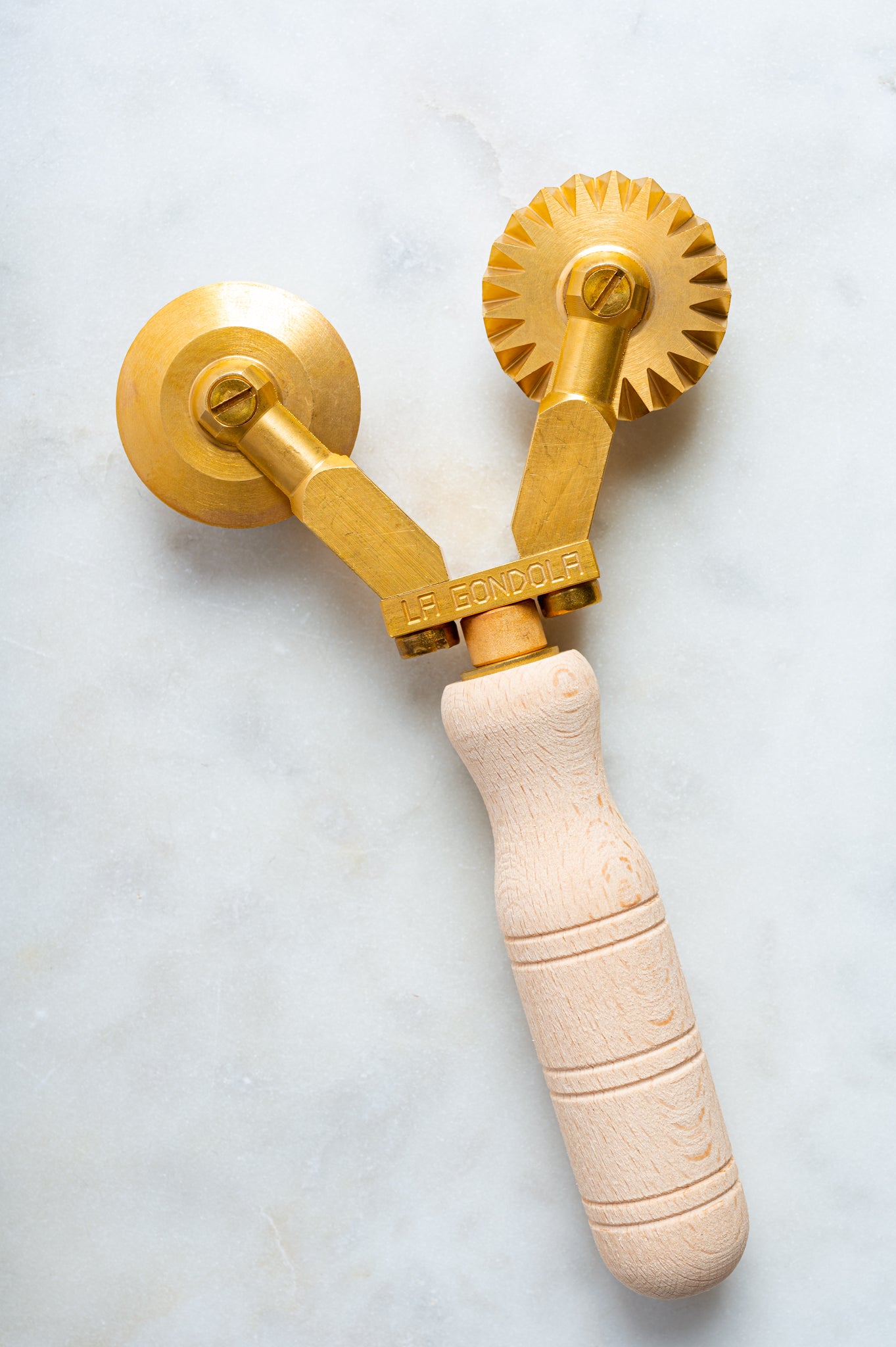 Professional Double Pasta Cutter Wheel, 2 Separate Blades – La Gondola ...